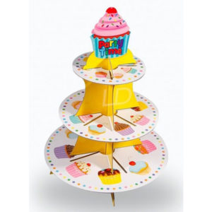 Custom Design Cardboard Cake Stand For Party - lddisplay