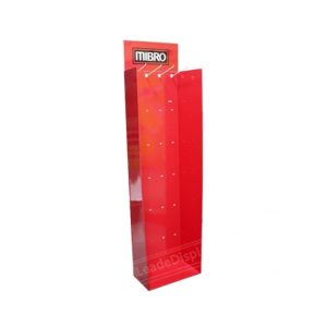 Supermarket Custom Cardboard Hook Display Shelf - lddisplay