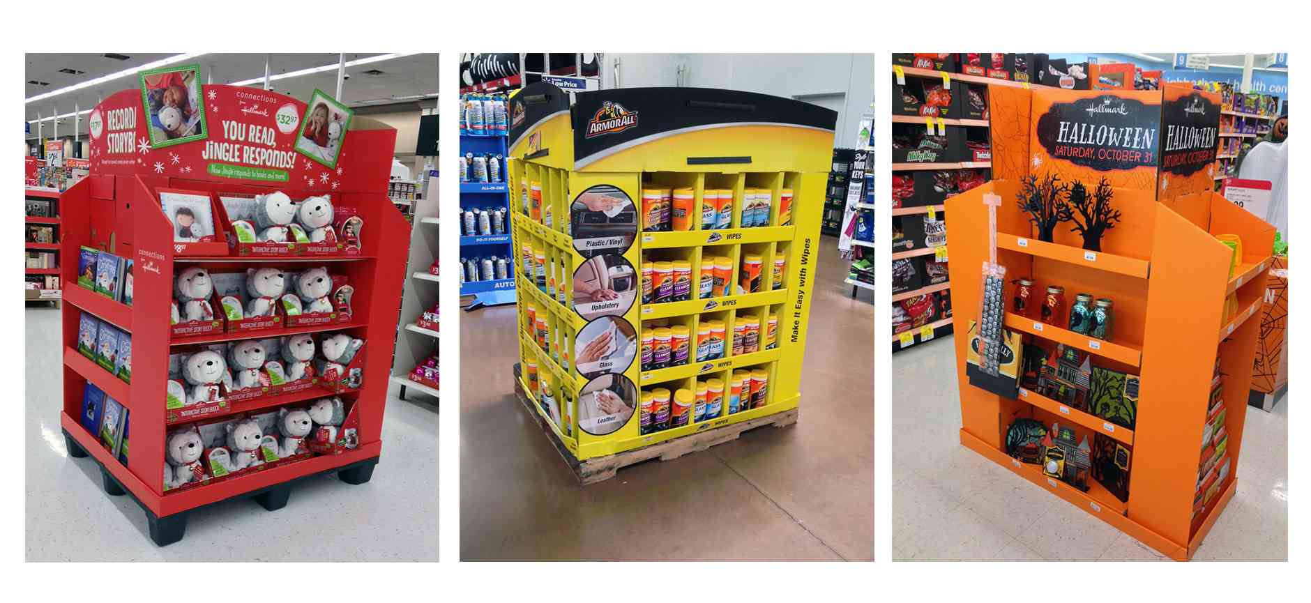 Supermarket Corrugated Cardboard Pallet Display - lddisplay