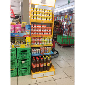 Cardboard Drink Display For Drinks Promotion - lddisplay