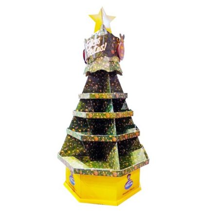 Best Selling Christmas Cardboard Supermarket Display Stand - lddisplay