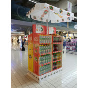 Custom Bottle Drink Cardboard Display Stand - lddisplay