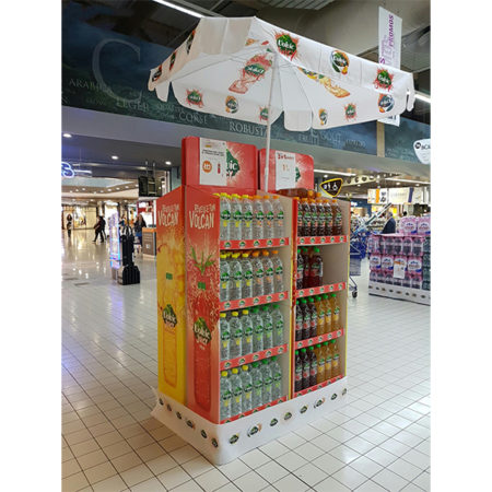 Custom Bottle Drink Cardboard Display Stand - lddisplay