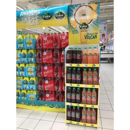 Leader Display Custom Design Drinks cardboard Display - lddisplay