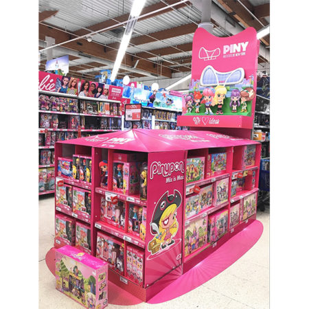 Children Toys Corrugated Cardboard Floor Display Stand | lddisplay