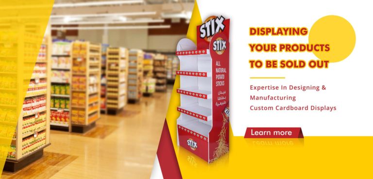 How to customize cardboard supermarket shelf