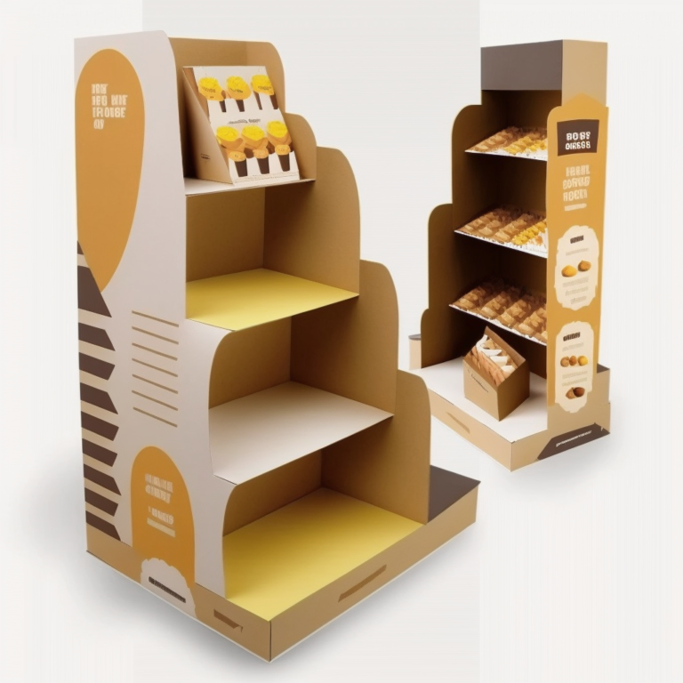 cardboard floor display - lddisplay