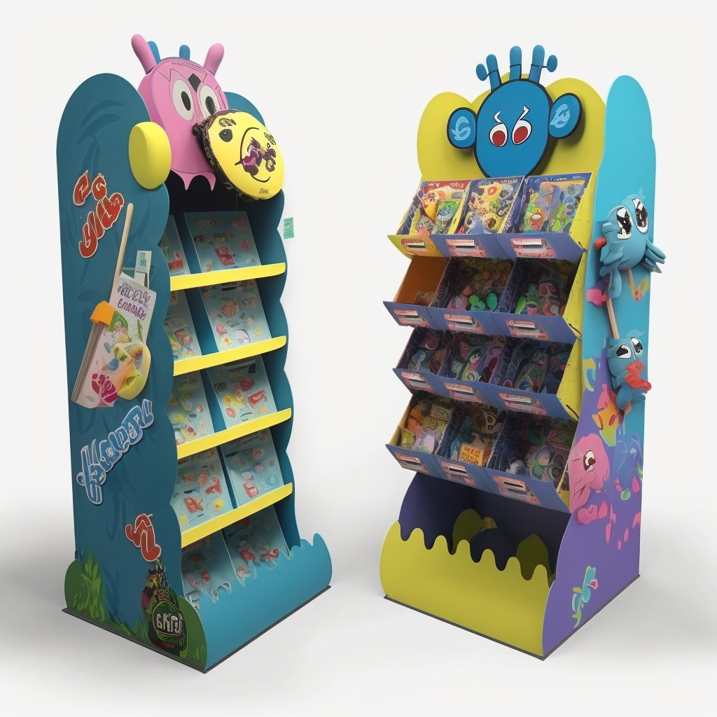 cardboard floor display - lddisplay